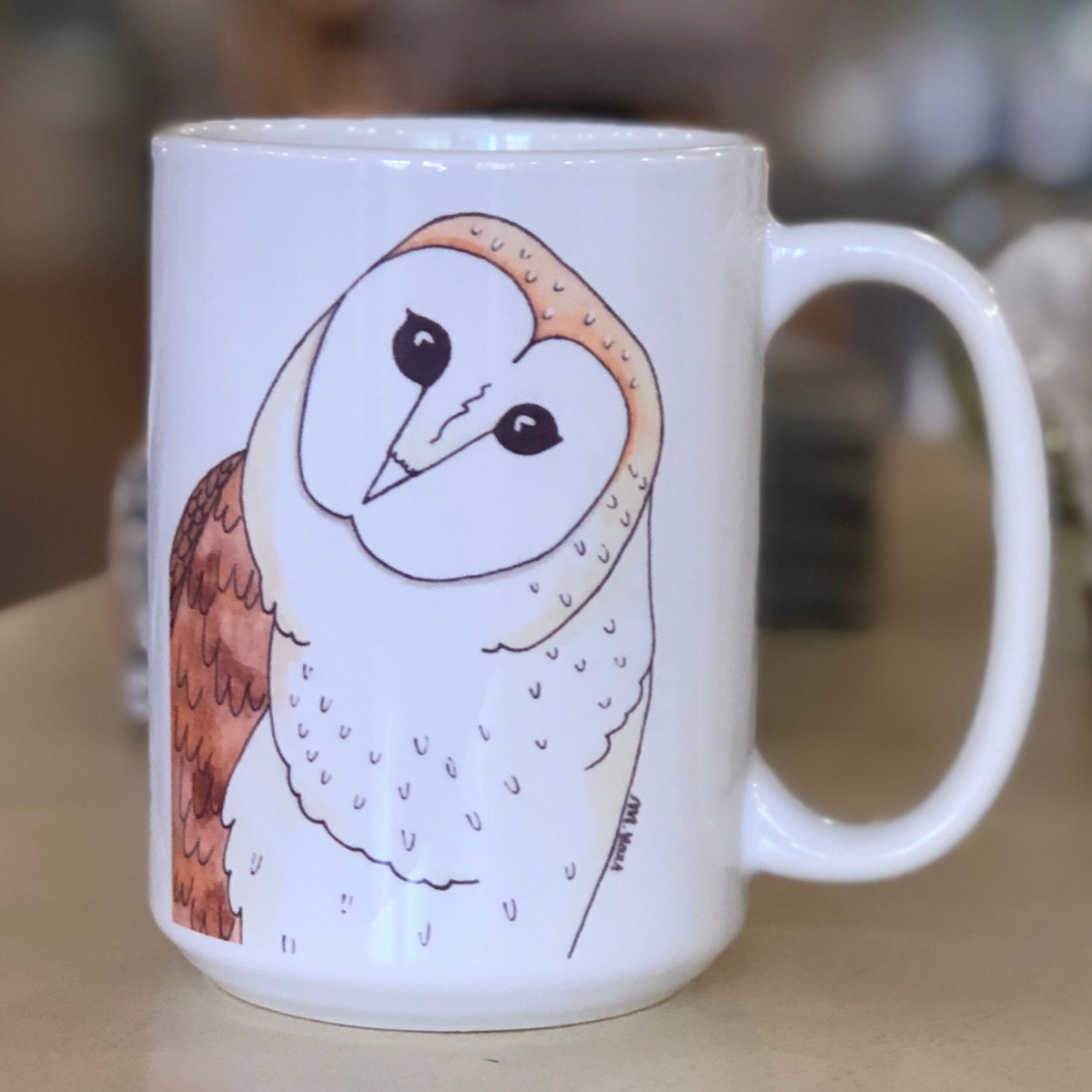 Mug | Barn Owl – The Hare & The Hart