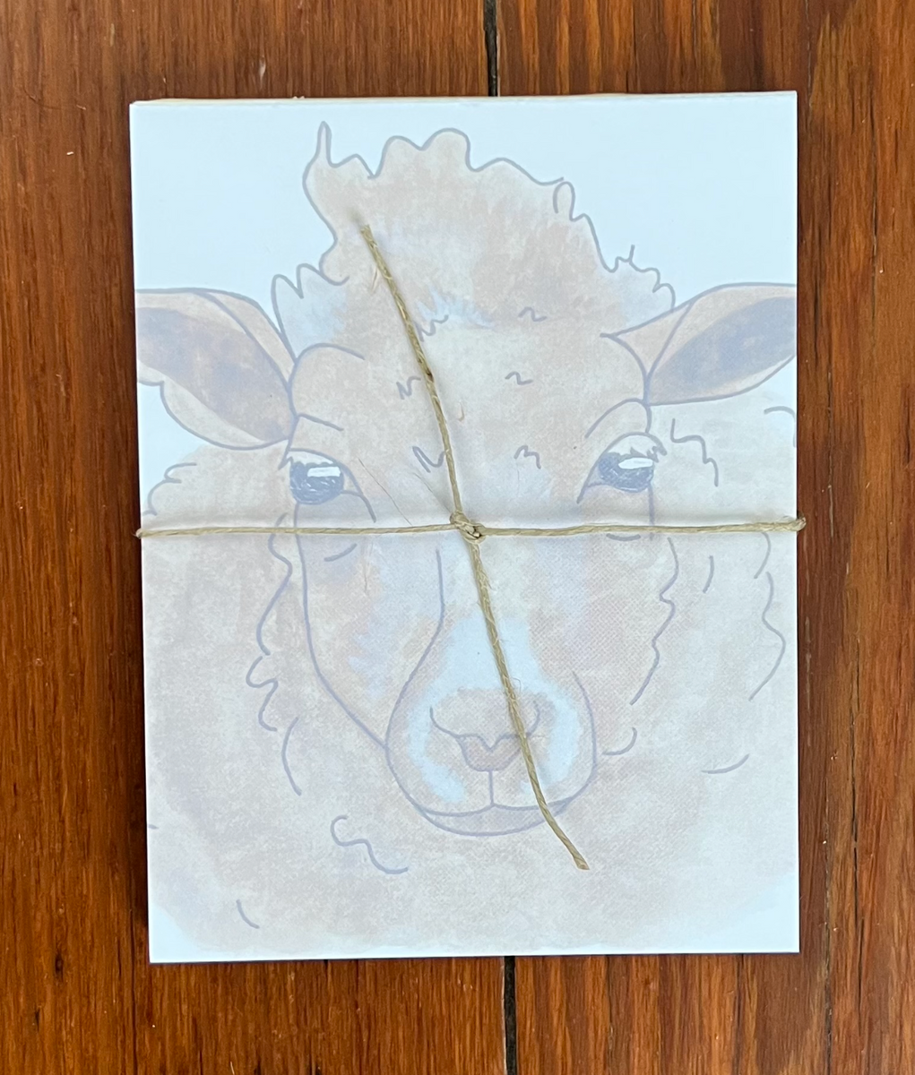 Brown Sheep Notepad – The Hare & The Hart