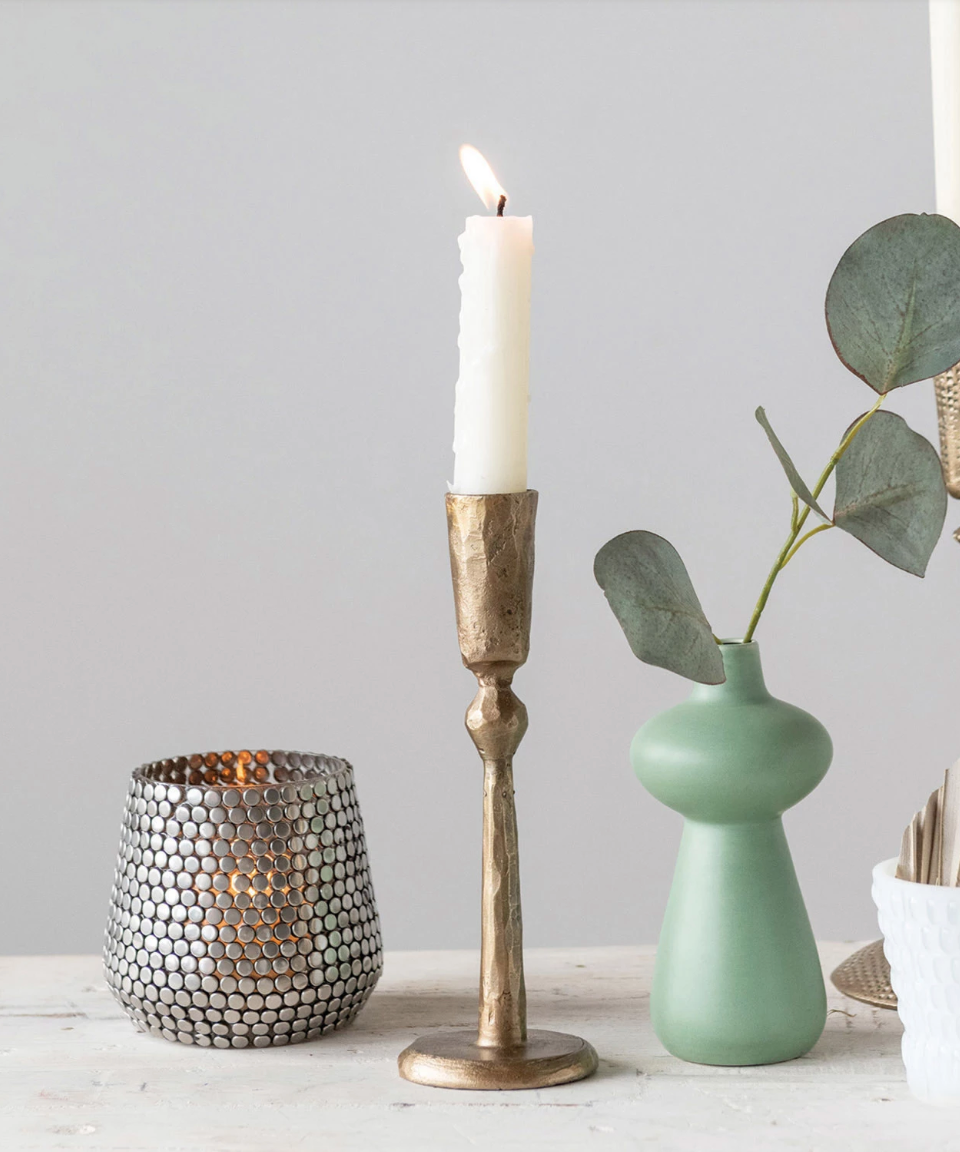 Hand-Forged Metal Taper Holder – The Hare & The Hart